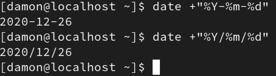 Formatting tricks for the Linux date command